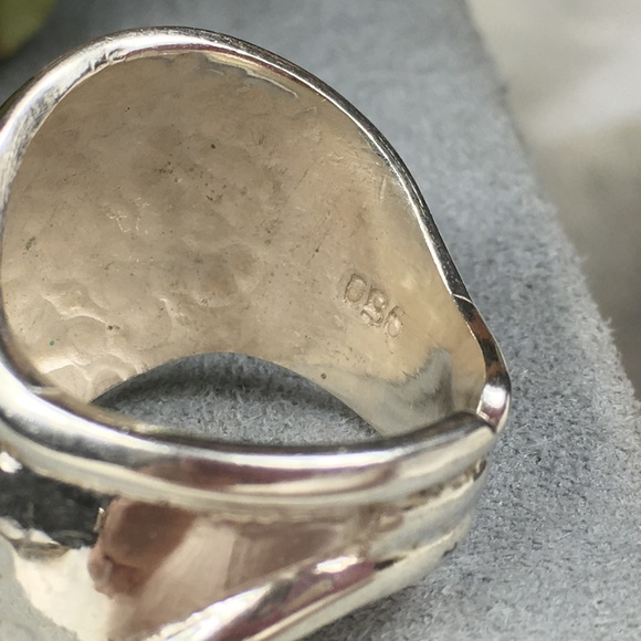 Jewelry | Hammered 95 Sterling Silver Adjustable Ring | Poshmark